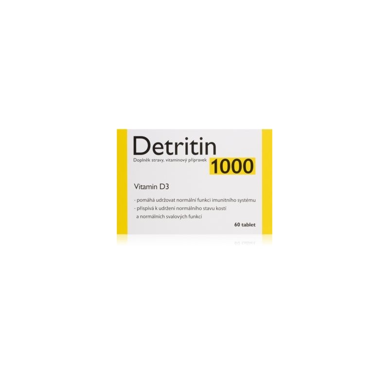 Detritin 1000 IU Vitamin D3 60 tablet | Onlinelekarna.cz