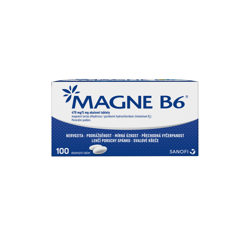 Magne B6 470 mg/5 mg 100 tablet | Onlinelekarna.cz