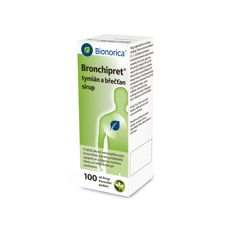 BRONCHIPRET tymián a břečťan sirup 100 ml | Onlinelekarna.cz