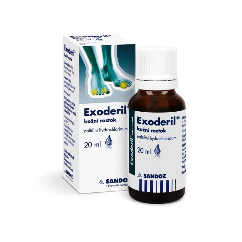 EXODERIL 10 mg/ml kožní roztok 20 ml | Onlinelekarna.cz